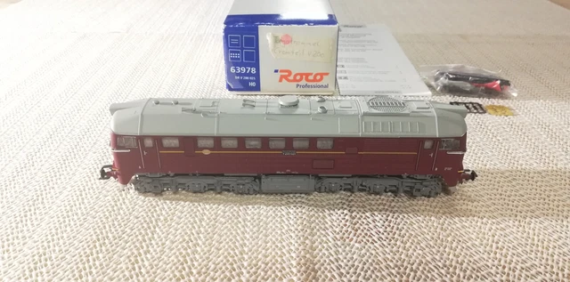 ROCO SPUR H0 63978 Diesellok BR V 200 025 der DR (P302) EUR 179,99 ...