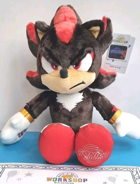 BUILD A BEAR Shadow From Sonic The Hedgehog 3 PLUSH NO SOUND BNWT £130.00 - PicClick UK