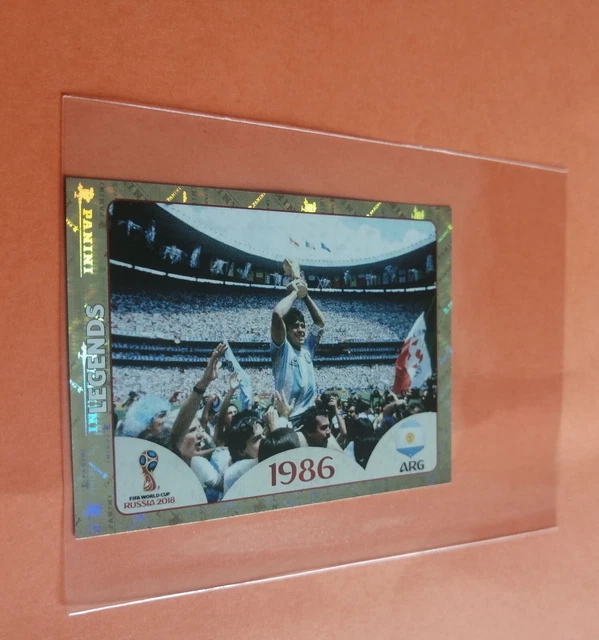 DIEGO MARADONA ARGENTINA 1986 Legends Sticker - World Cup 2018 Panini ...