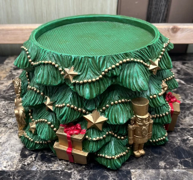 HOMEWORX BY HARRY Slatkin Christmas Tree Candle Pedestal Stand Holder £ ...