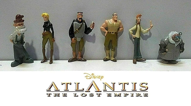 EXTRA KINDER SURPRISE PANINI ATLANTIS DISNEY 6xPVC FIGURES 6CM TALL ...