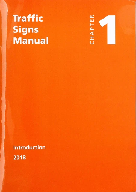 TRAFFIC SIGNS MANUAL: Chapter 1: Introduction,Great Britain: Dep £4.46 ...