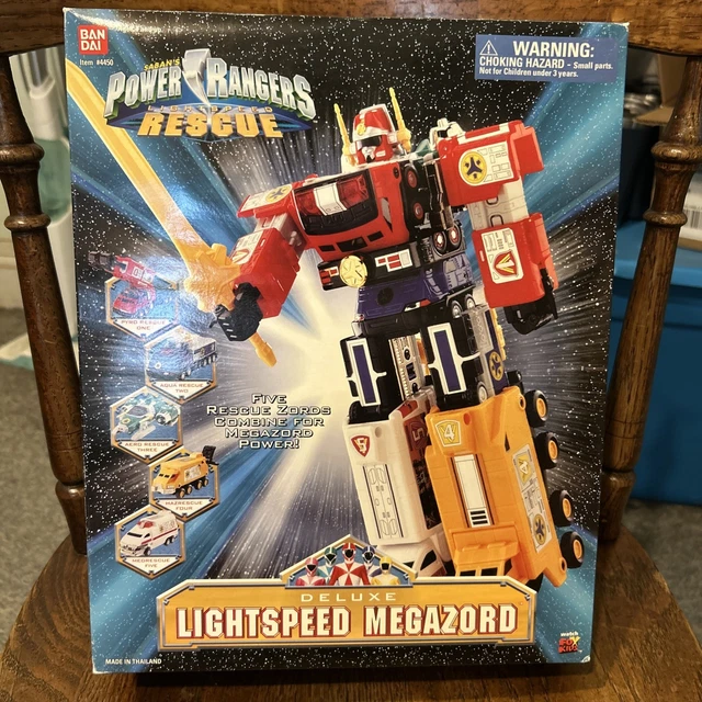 POWER RANGERS RESCUE Deluxe Lightspeed Megazord $279.99 - PicClick