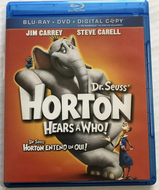 DR SEUSS HORTON Hears a Who (Bluray, Dr Seuss, 2009, OOP) Canadian £5. ...