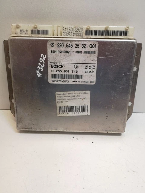 MERCEDES-BENZ S W220 2004 ESP control module 2205452532 MOD3292 £95.99 ...