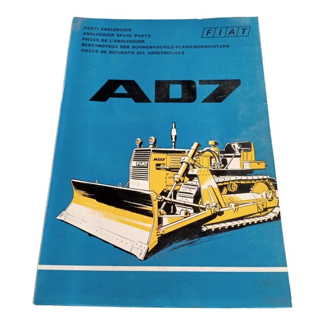 TRATTORI FIAT CATALOGO D'epoca Ad7 Parti Ricambio Spare Parts 1968 EUR ...