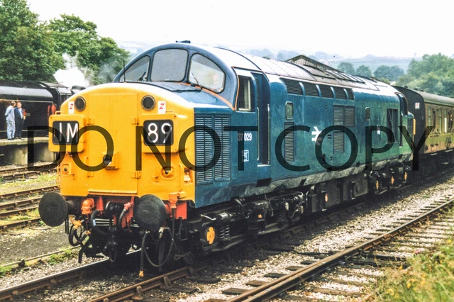 UK DIESEL TRAIN Railway Photograph Of Class 37 37029 Loco. Rm37-86 £1. ...