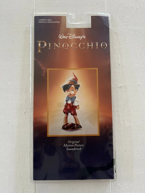 WALT DISNEY'S PINOCCHIO Original Motion Picture Soundtrack CD New 1992 ...