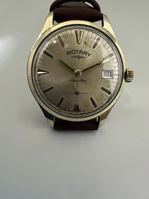 VINTAGE ROTARY MECHANICAL Men Wristwatch Swiss Made £35.55 - PicClick UK