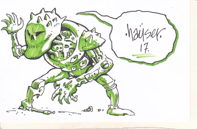 DESSIN DU DESSINATEUR De Bd Americain Bill Hauser EUR 8,00 - PicClick FR