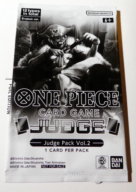 ONE PIECE EN Judge Booster Pack Vol.2 Unopened Promo Card Game Carte English EUR 29,99 - PicClick FR