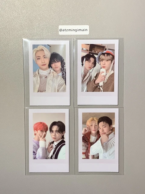 OFFICIAL ATEEZ FAN Club Instant Photo Full Set 4pc/ Atiny 4th ...