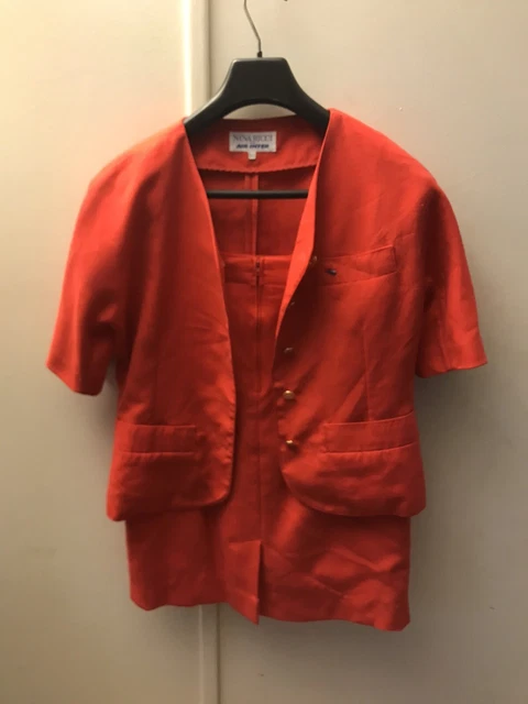 RARE UNIFORME AIR Inter Nina RICCI an 70/80. Jupe Et Veste. LOT 3 EUR ...