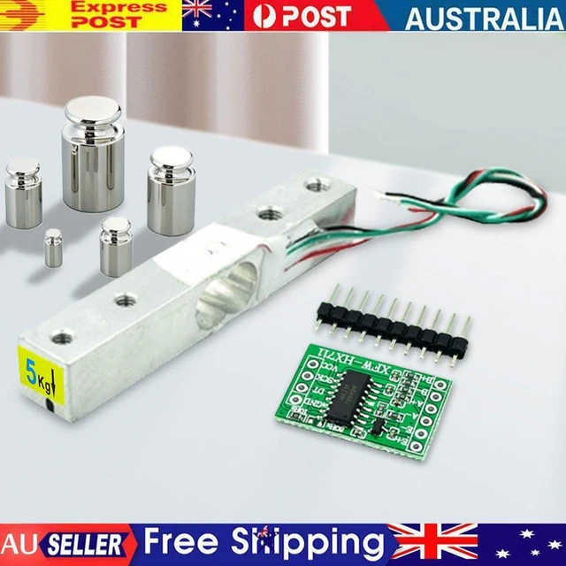 HX711 WEIGHT SENSOR Module 5KG Load Cell for Microcontroller (HX711 and ...