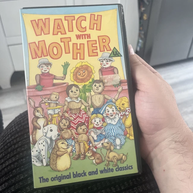 WATCH WITH MOTHER VHS Video Tape 1987 Original Black & White Classics ...