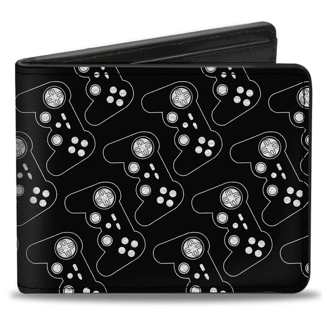BI-FOLD WALLET GAMING Controller Repeat Black/White EUR 24,89 - PicClick IT