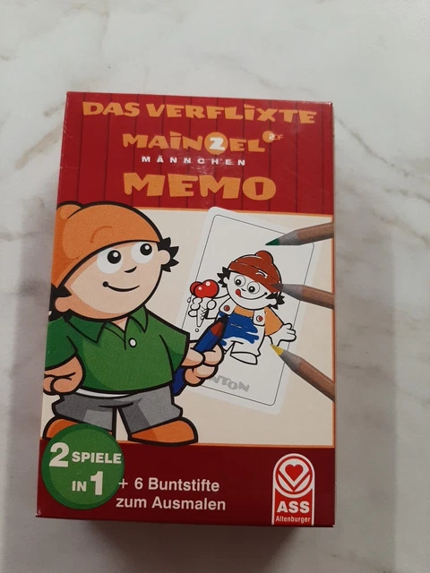 DAS VERFLIXTE MAINZELMÄNNCHEN - Memory Malen und Spielen + Buntstifte ...