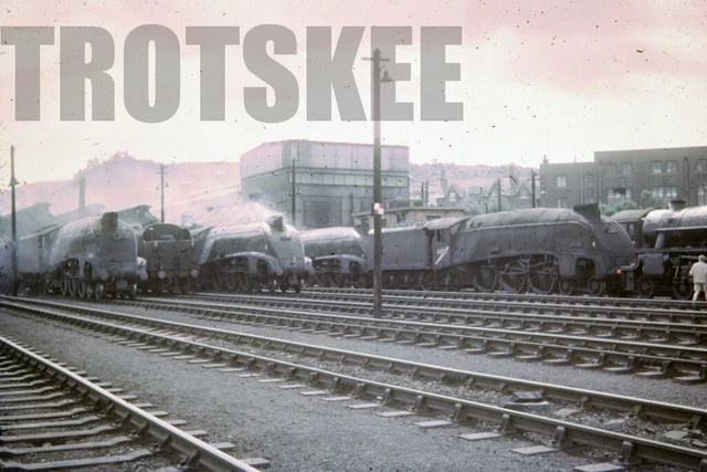 35MM SLIDE BR British Railways Steam Loco Class A4s Perth Shed 1965 ...