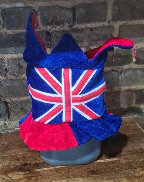 GREAT BRITAIN UNION Flag Jester Hat - Multicolor £4.99 - PicClick UK