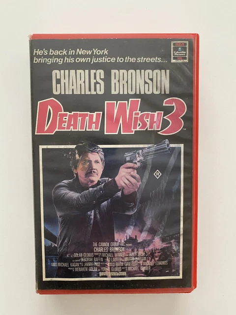 DEATH WISH 3 [VHS] RCA Columbia Hoyts Video Ex-Rental Tape Charles Bronson 1985 $26.95 - PicClick AU