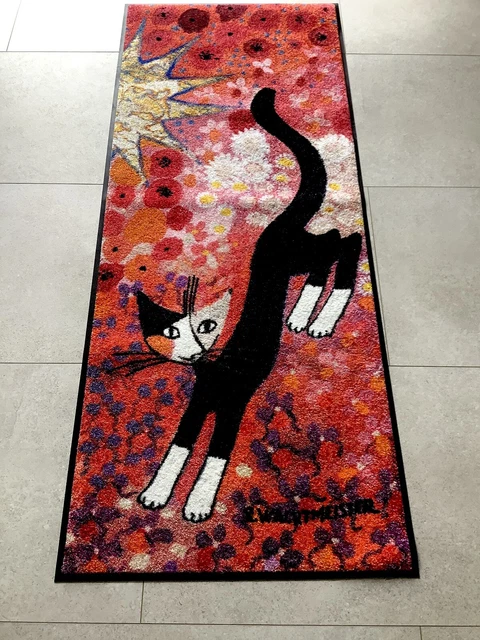SCHMUTZFANGMATTE TEPPICH LÄUFER Salonloewe Rosina Wachtmeister Katzen 60x150 cm EUR 89,90 ...