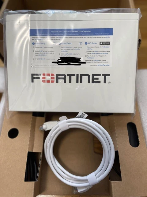 FORTINET FORTIGATE 60F FG-60F Next Generation Firewall NGFW Network ...