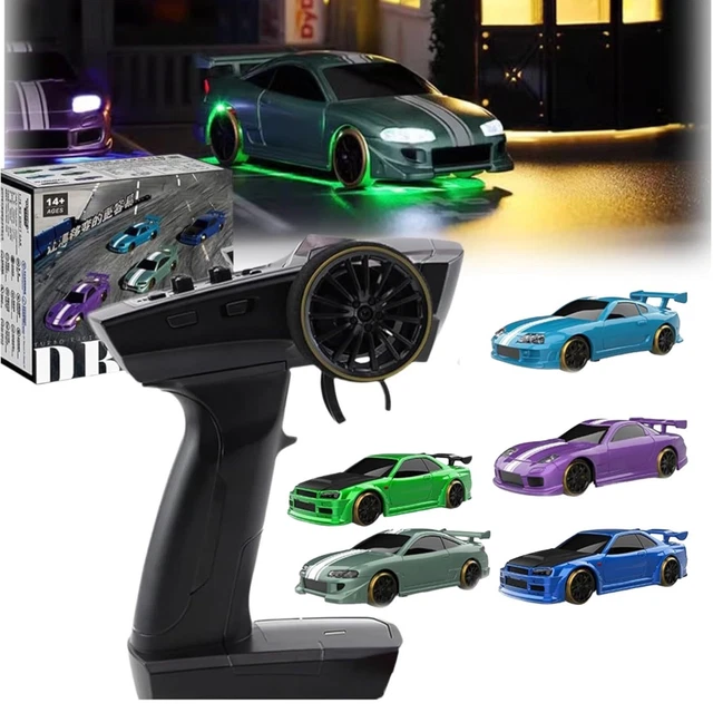 DRIFTY BOYZ RC Car with Underglow Remote Control Drift Car 4wd Mini ...
