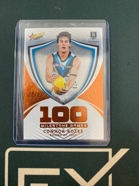 2024 SELECT AFL Footy Stars CONNOR ROZEE Milestone Games 185/240 #MGH75 ...