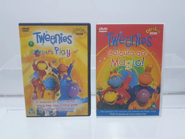 TWEENIES - LET'S Play & Colours Are Magic 2 x CBeebies DVD’s EUR 12,63 ...