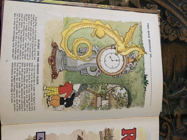 RUPERT BEAR (DAILY Telegraph Annual) Vintage 1976 unclipped £7.00 ...