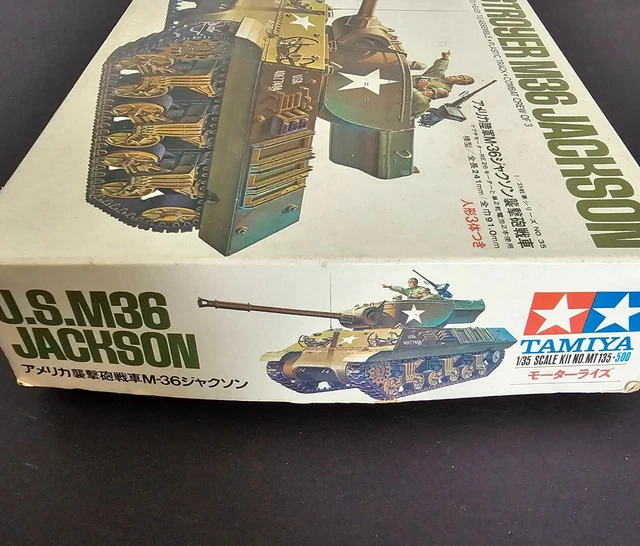 TAMIYA 1/35 US Tank Destroyer M36 Jackson- MT135-New & Unused ...
