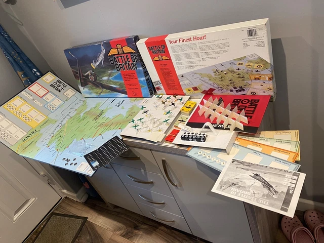 RAF BATTLE OF Britain RAF v Luftwaffe WW2 Vintage Retro Board Game By ...