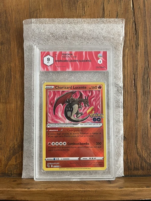 CARTA POKEMON GO 2022 Charizard Lucente 011/078 Graad 9 ITA Mint (No ...
