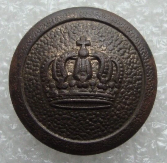 WW1 GERMAN ARMY Uniform Brass Button with Crown 21,2 mm Original S2 £11 ...