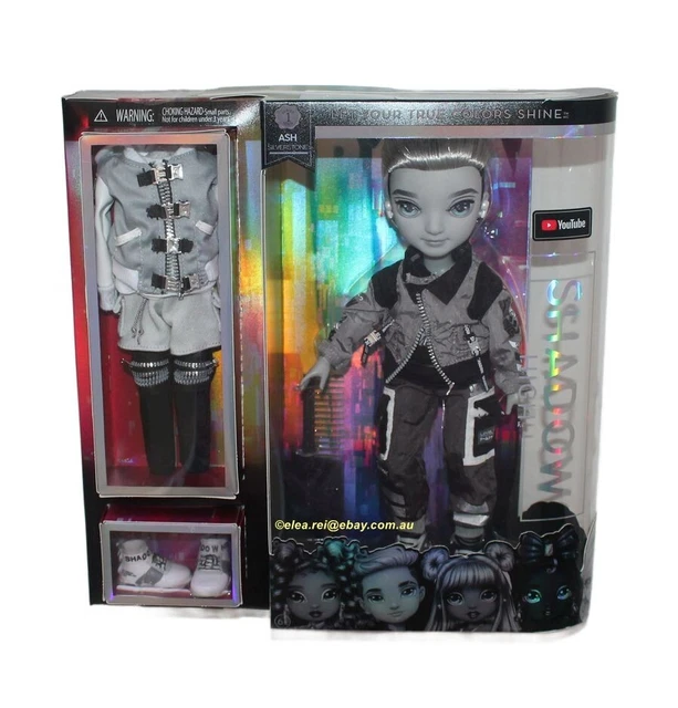 RAINBOW HIGH SHADOW Series Ash Silverstone Dress Up Fashion Doll NEW ...