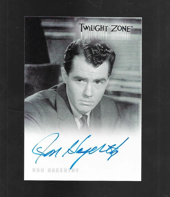 TWILIGHT ZONE ROD Serling Edition 2019 autograph card A-155 Ron ...
