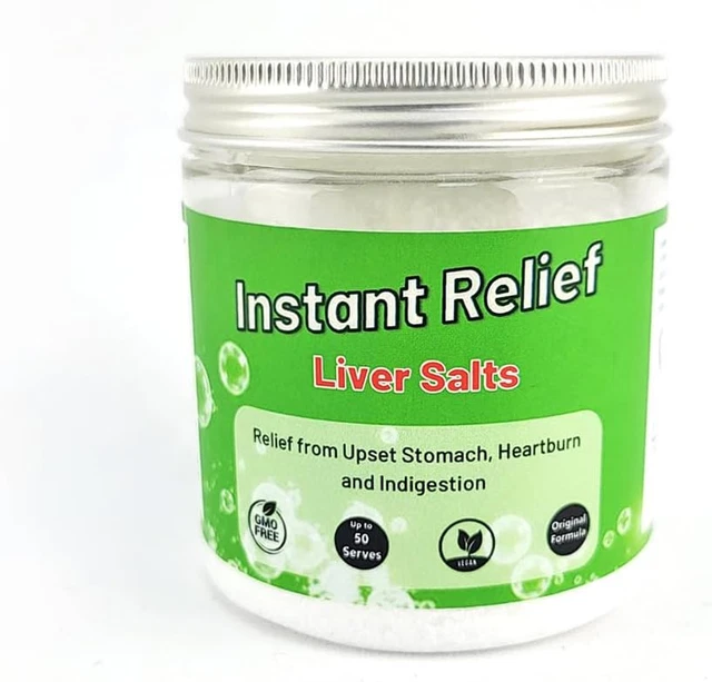 LIVER SALTS 250G, Original Formula, 50 Servings, Relief from Upset ...
