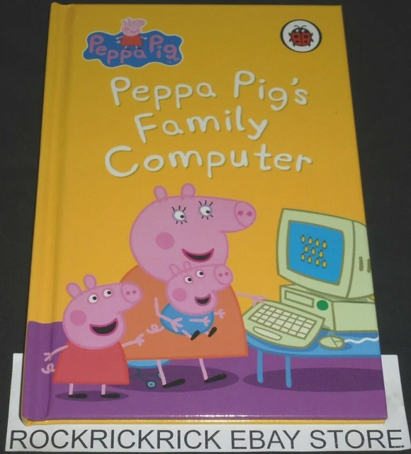 PEPPA PIG BOOK Hardcover Peppa Pig's Family Computer 11Cm X 17Cm (Brand ...