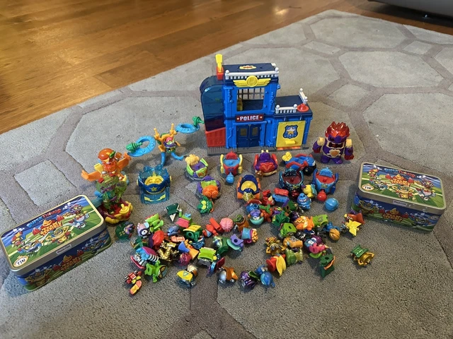 SUPERZINGS, SUPERTHINGS, FIGURES, Vehicle, Jail Snd Tins Bundle £25.00 ...
