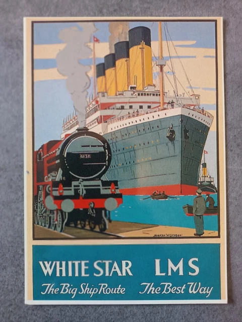 (CP085) CARTE AFFICHE Illustrateur White Star LMS EUR 1,49 - PicClick FR