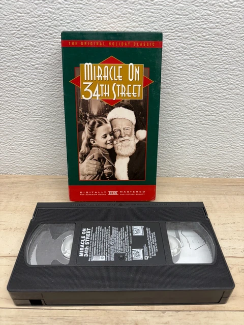 VINTAGE MIRACLE ON 34Th Street Movie 1947 VHS £14.47 - PicClick UK