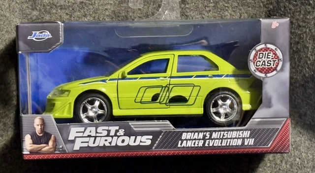 JADA TOYS BRIAN’S Mitsubishi Evolution Fast & Furious 1/32 Scale ...