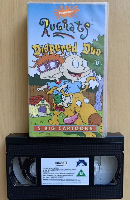 RUGRATS DIAPERED DUO VHS Kids Video Cassette Tape Nickelodeon - FAST UK ...