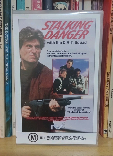 STALKING DANGER / C. A. T. Squad : Like New VHS WILLIAM FRIEDKIN TV ...