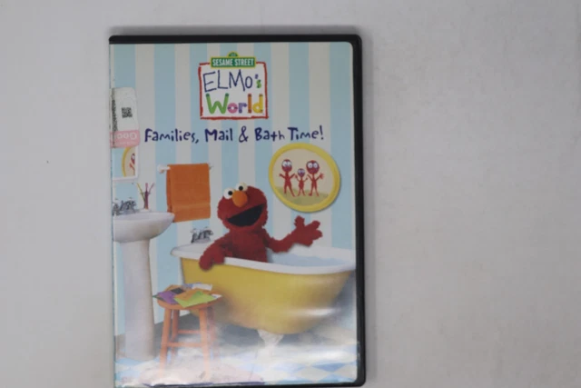 SESAME STREET ELMO'S World Families Mail & Bath Time DVD $13.99 ...