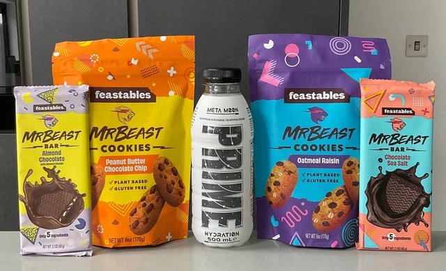 PRIME HYDRATION META Moon and Mrbeast Chocolate and Cookies Bundle US ...