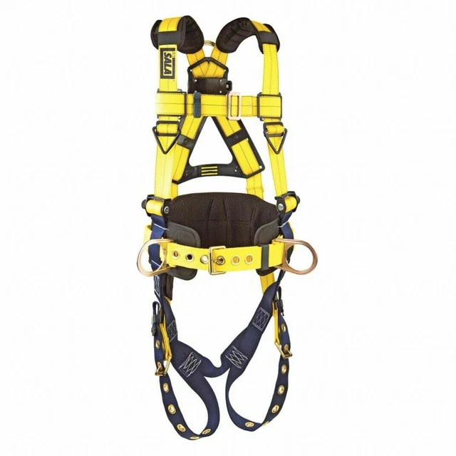 3M DBI-SALA DELTA Fall Protection Harness w/ a predator self retracting ...