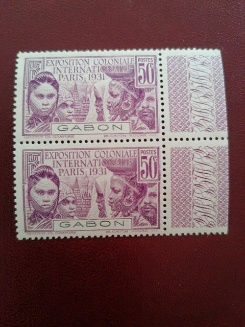LOT TIMBRES COLONIES françaises Gabon 1939 Neufs EUR 20,00 - PicClick FR