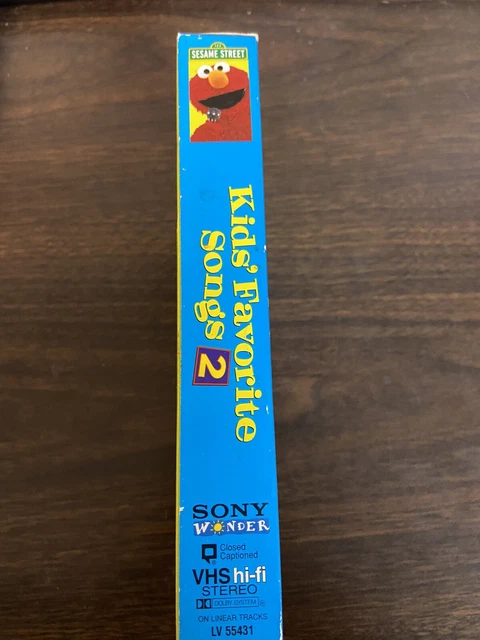 KIDS' FAVORITE SONGS 2 by Sesame Street (VHS, Sep-2001, Sony Music ...