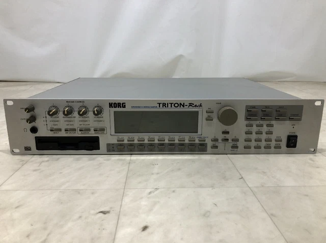KORG TRITON-RACK SOUND Module Synth Synthesizer Sampler Rack Used ...